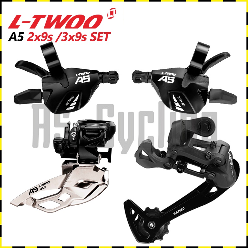 LTWOO A5 2×9 3×9 Speed Groupset Rear Derailleur Front Derailleur Shifter RD FD MTB Bike 18s 27s ...