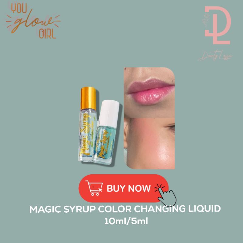 Dainty Lassie Magic Syrup Lip Color Changing Liquid 10ml/5ml | Shopee ...