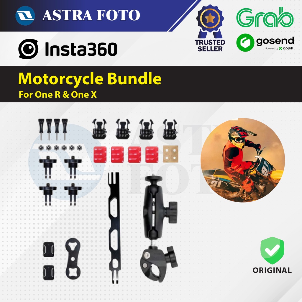 Insta360 One R / One X Motorcycle Bundle - Insta 360 Motor Bundle ...