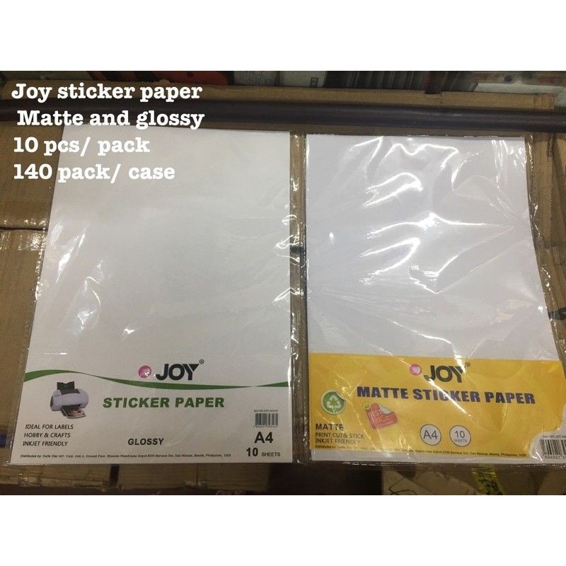 Joy Sticker Paper (10pcs) | Shopee Philippines