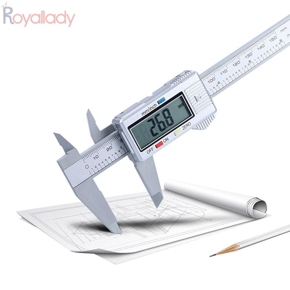 Royallady-Digital Electronic Caliper Ruler Caliper Micrometer Silver ...