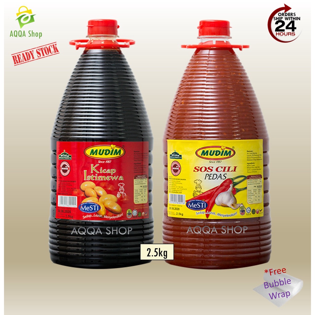 Mudim Kicap Istimewa & Sos Cili (2.5kg) | Soy & Chilli Sauce - Original ...
