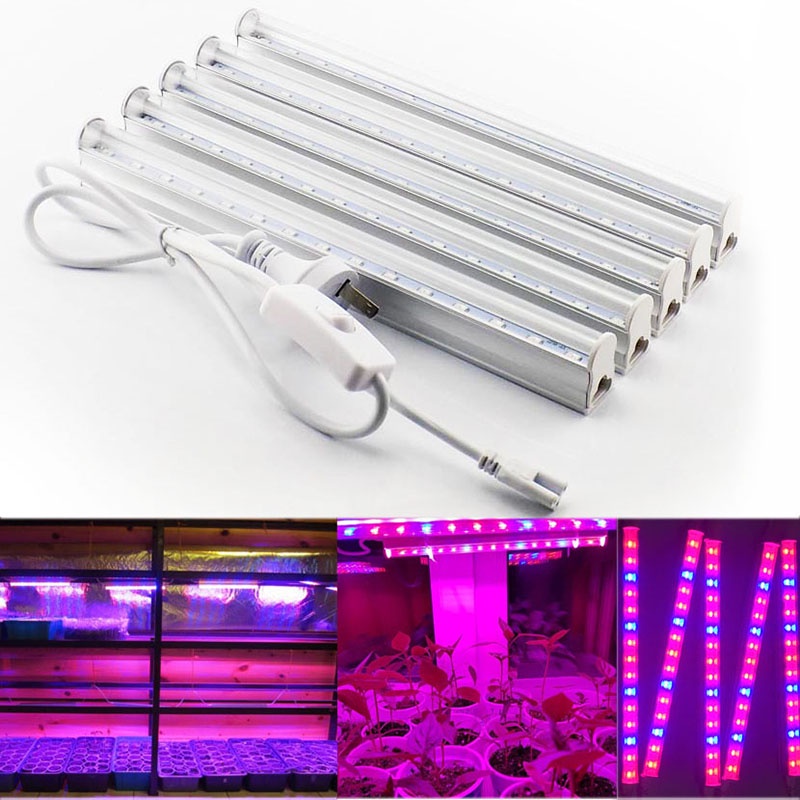 Led Plant Grow Light T5 Tube Red Blue Vegetable Growing for Flower ...