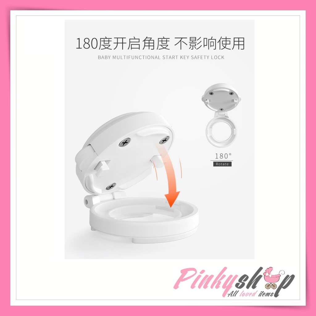 Electrical Switch Button Protection Box Child Safety Lock Anti-switch ...