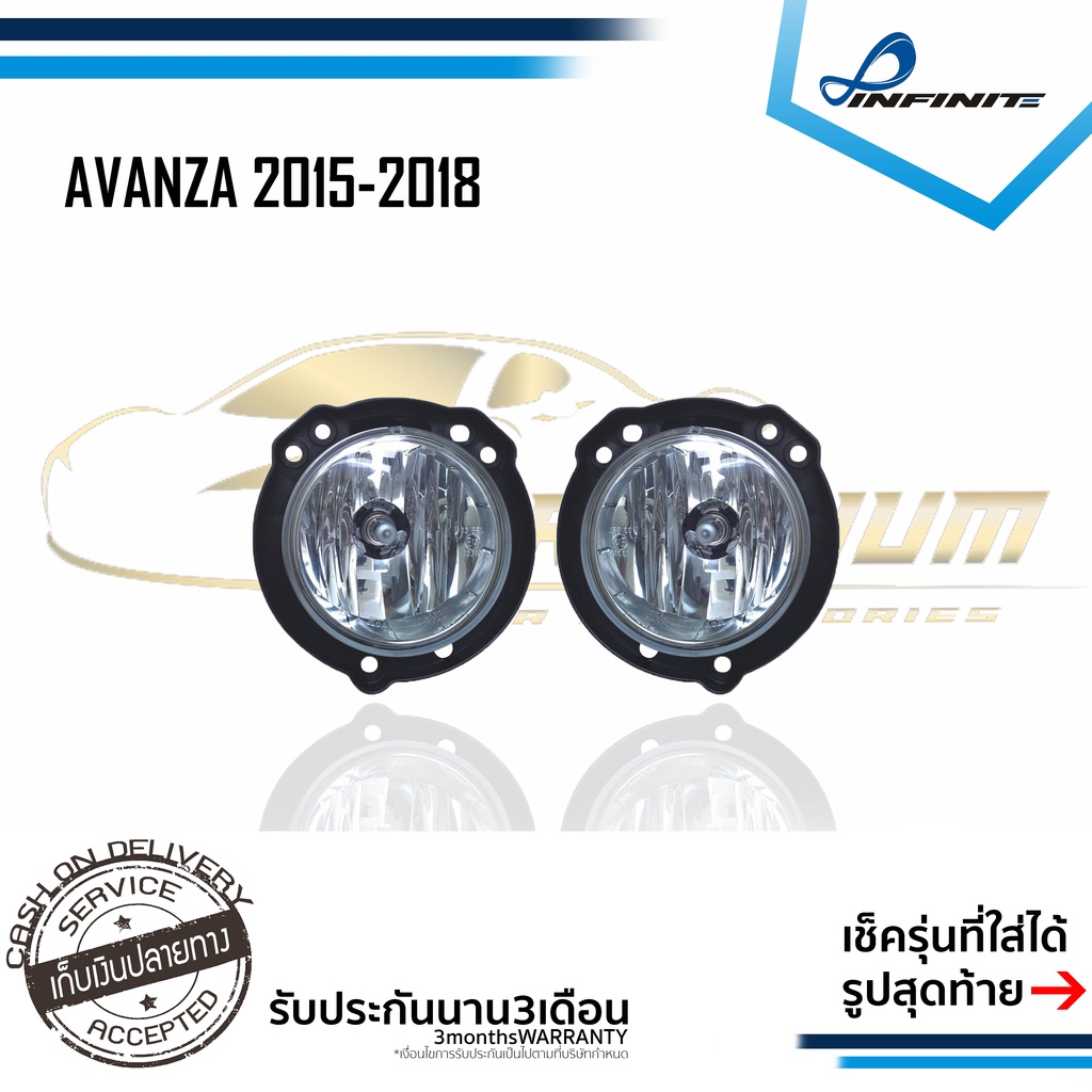 Fog Lights AVANZA 2015 2016 2017 2018 TOYOTA SPOTLIGHT foglamp ...