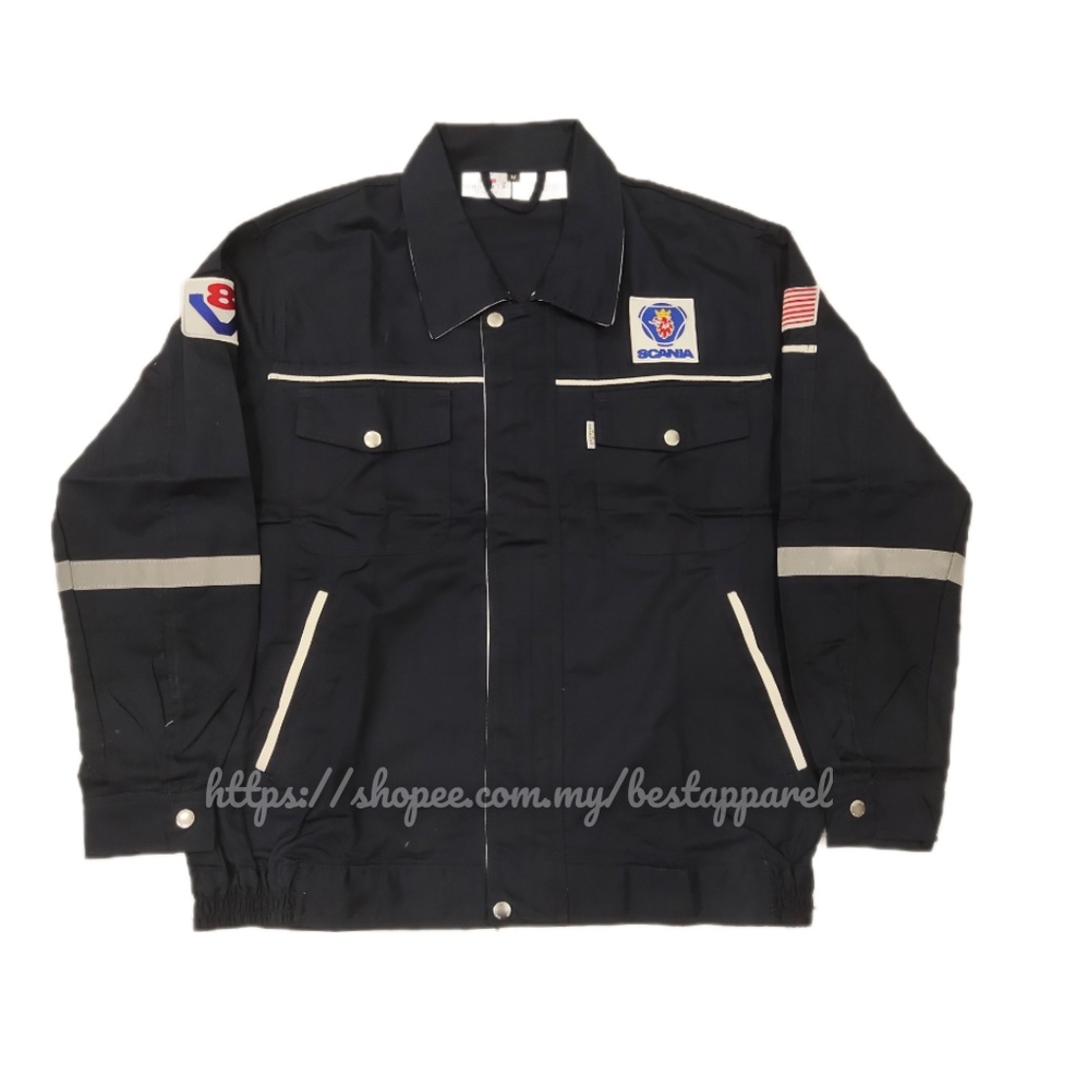 Bus Driver / Truckers Jacket SCANIA Safety Jacket Reflective Baju Jaket ...