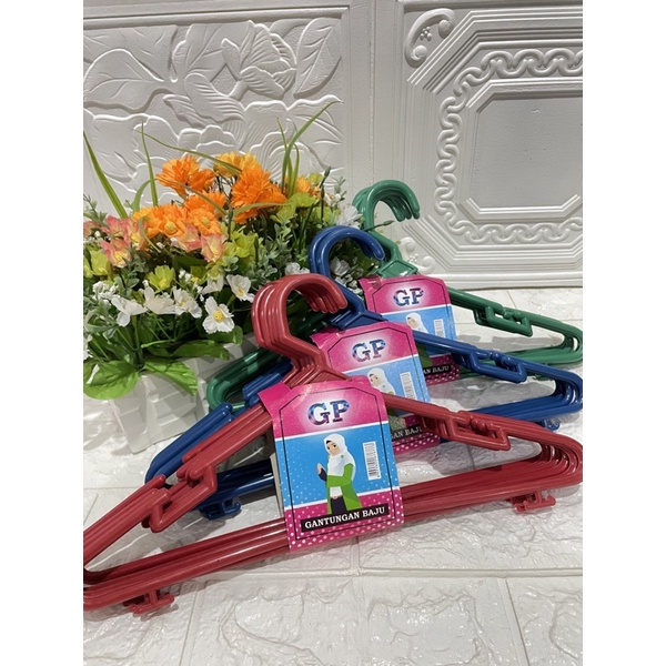 GANTUNGAN Clothes Hanger / GP Stick Hanger contains 12 pcs | Shopee ...