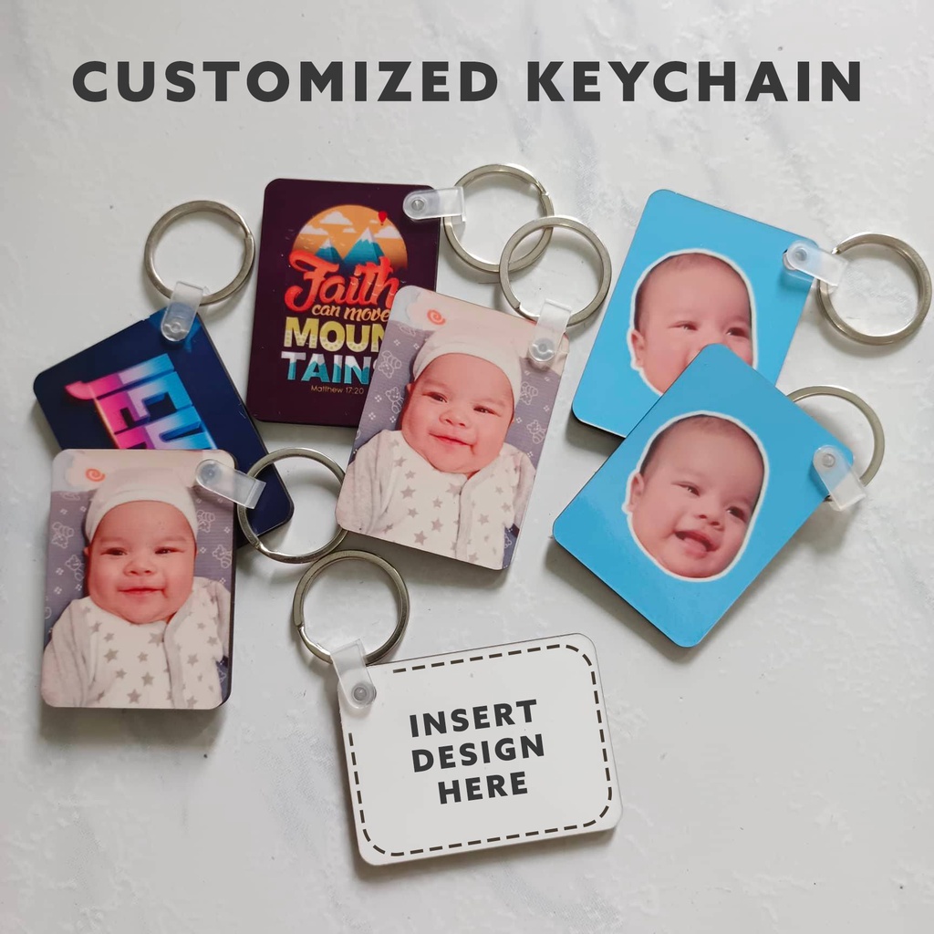 Customized / Personalized High Quality Keychain Wooden Base (Send your ...