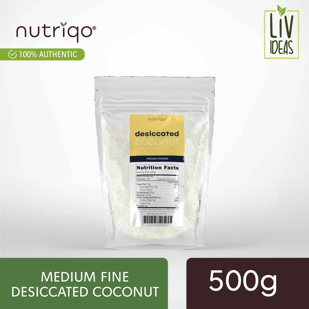 [CLEARANCE SALE] Nutriqo Organic Desiccated Coconut - Medium Coarse ...