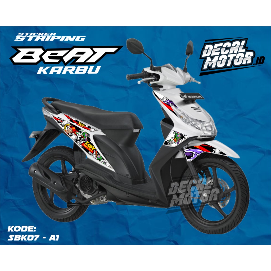 Sticker Motorcycle Striping Honda Beat Motif Toy Story - Sticker Motor ...