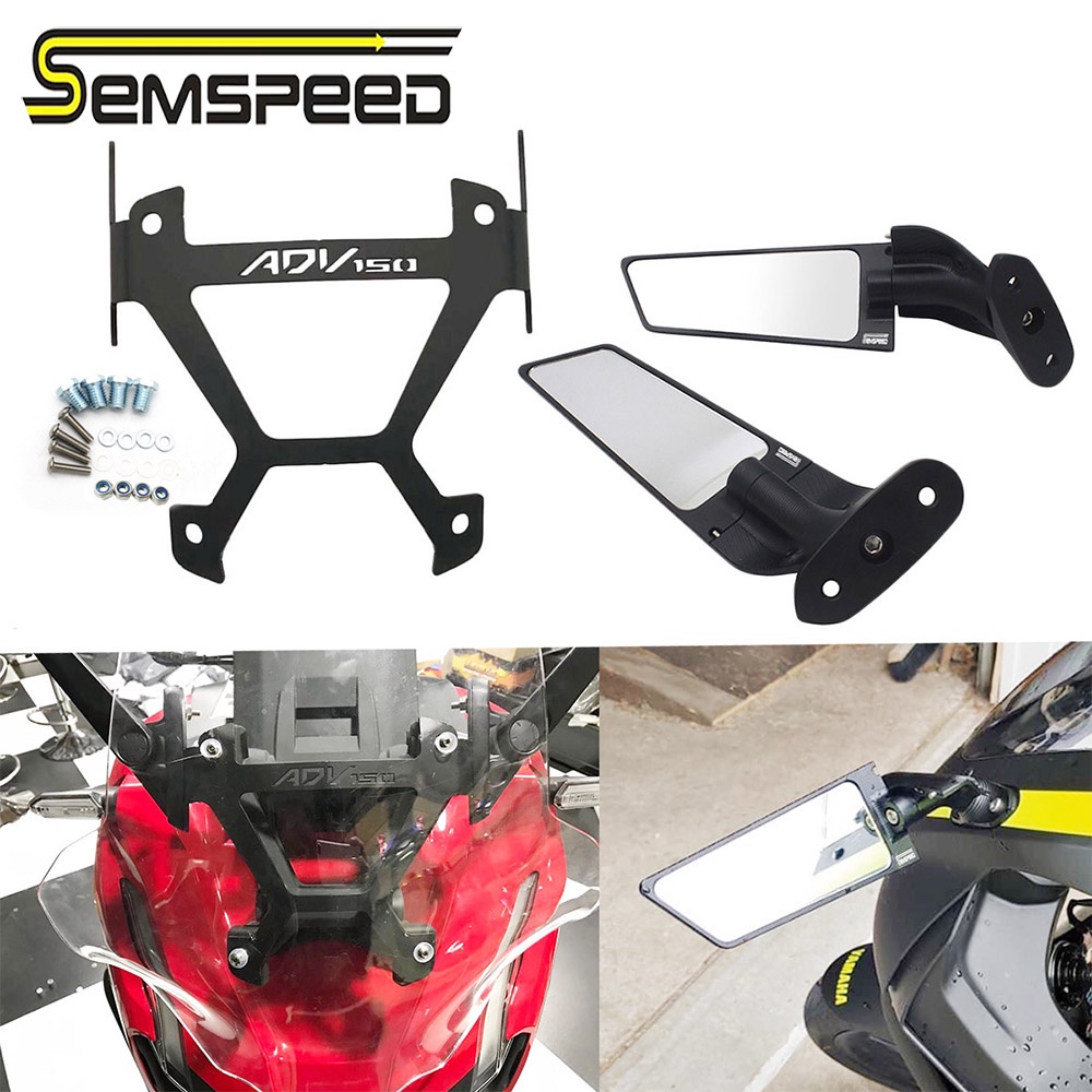 【SEMSPEED】For Honda ADV150 ADV 150 ADV350 ADV 350 Motorcycle Rearview ...