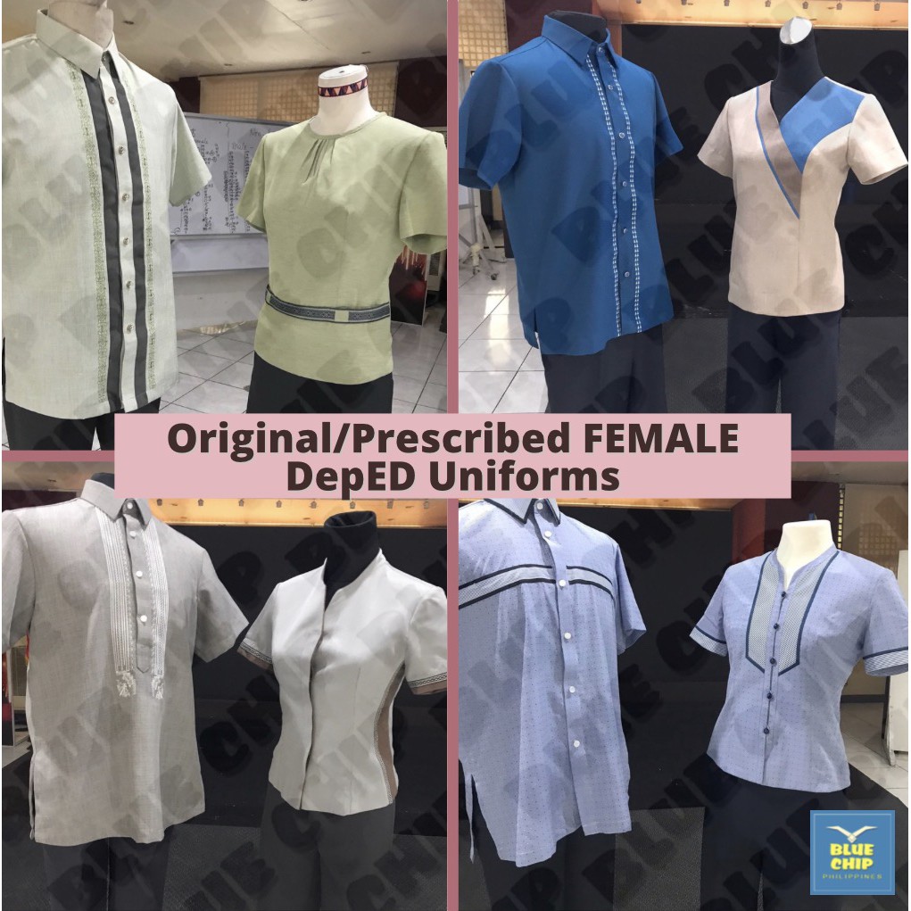 Original / Prescribed DepED Teacher's Uniform for WOMEN'S *by SET* (Men ...