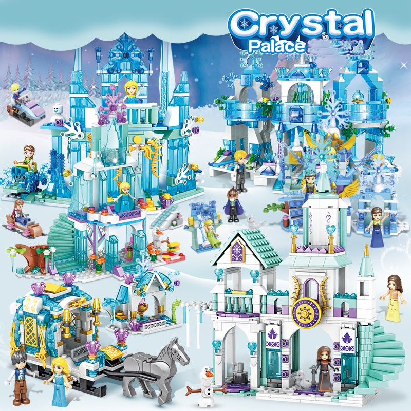 small particles Friend Disney Frozen Anna Elsa Princess Castle Horse ...