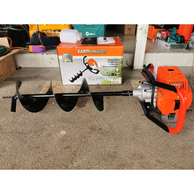 Earth Auger Nitto Japan with 3pcs auger bits & Mailtank thailand 3pcs ...