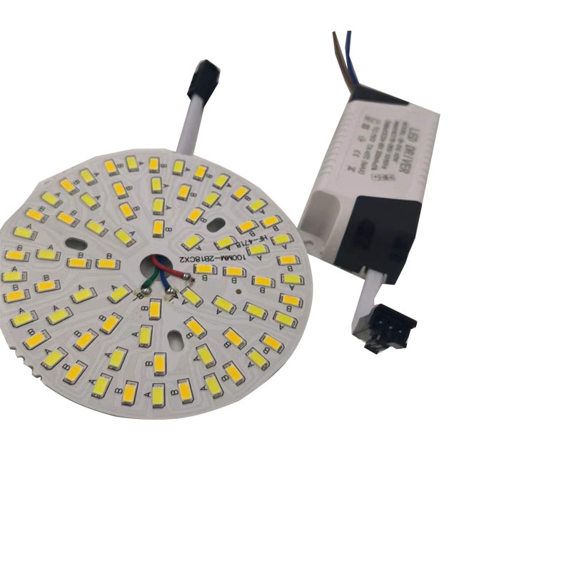 1set SMD Bulb Lamp Two Color 3W 5W 7W 9W 12W 15W 18W With Round Led ...
