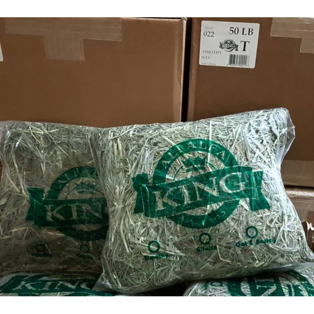 Timothy hay rabbit grass Alfafa KING brand 1kg rabbit food for guinea ...