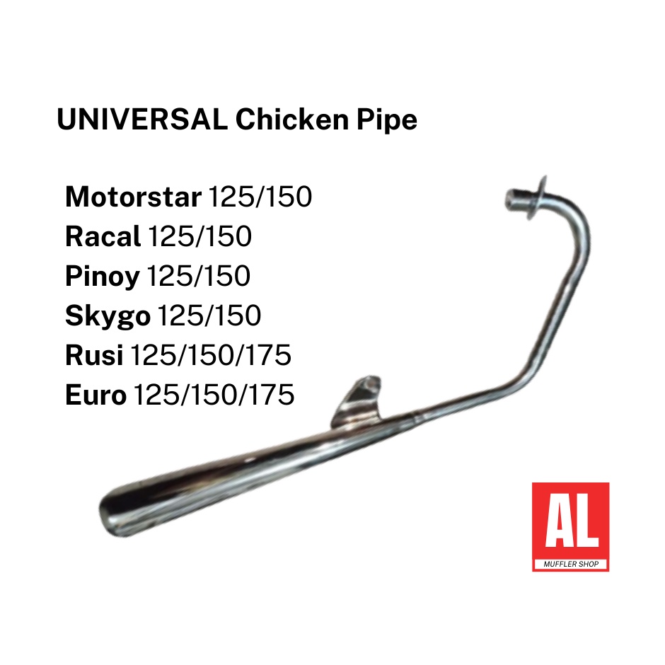 Universal Chicken Pipe - MotorStar / Rusi / Racal / Skygo / Pinoy ...