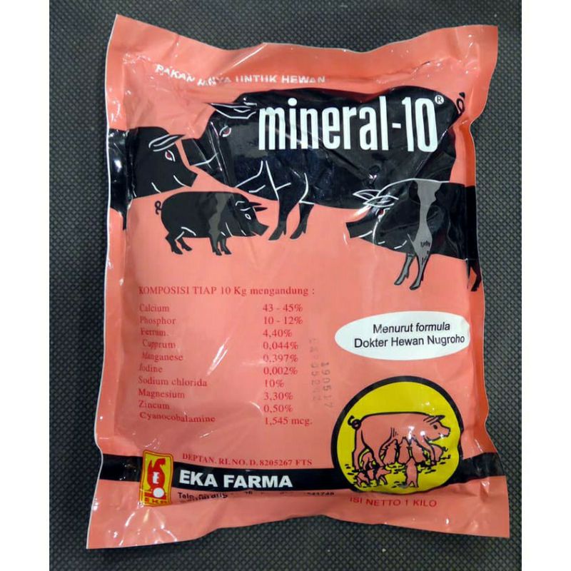 Eka Farma Mineral-10 Pig Minerals 1kg | Shopee Philippines