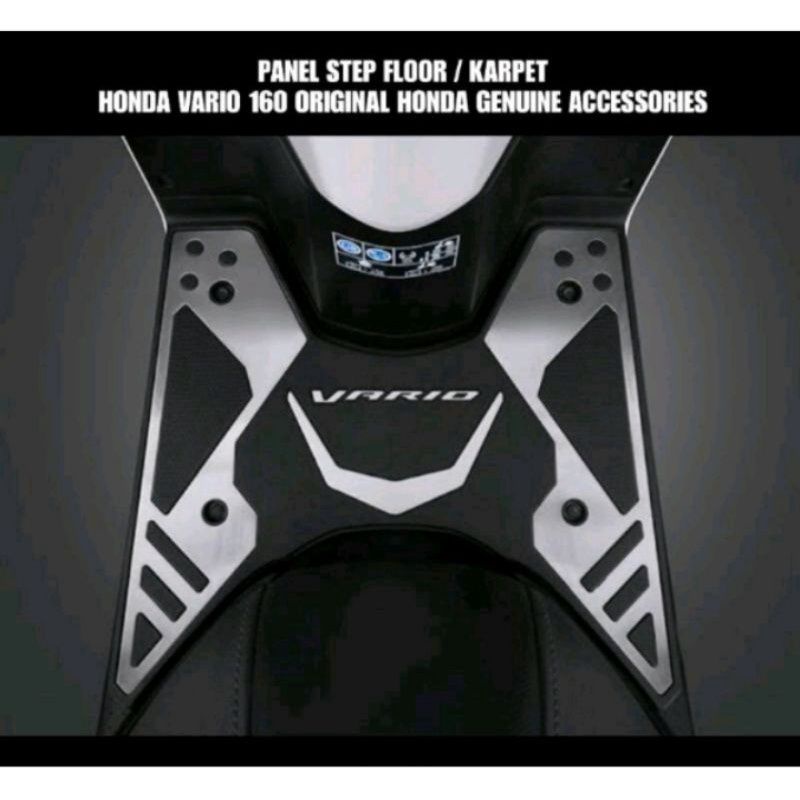 Bordes Carpet Footrest Pad Honda New Vario 160 Original AHM | Shopee ...