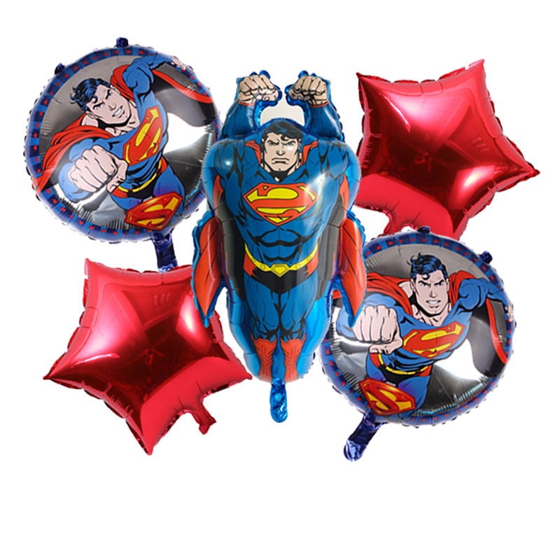 DC Superman Foil Balloons Super Hero Children Toys Birthday Party Home ...