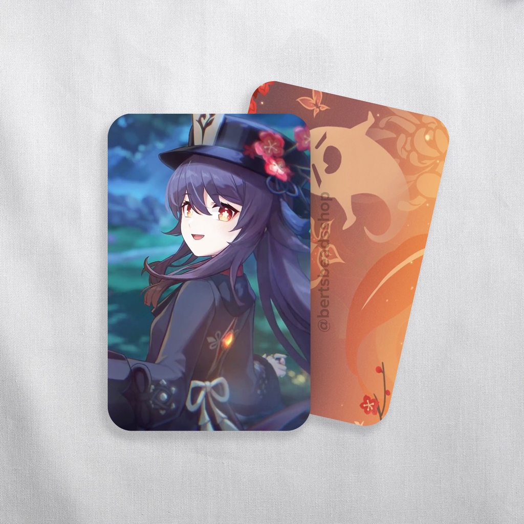 Genshin Impact Photocards - HU TAO Textured Photocards Front and Back ...