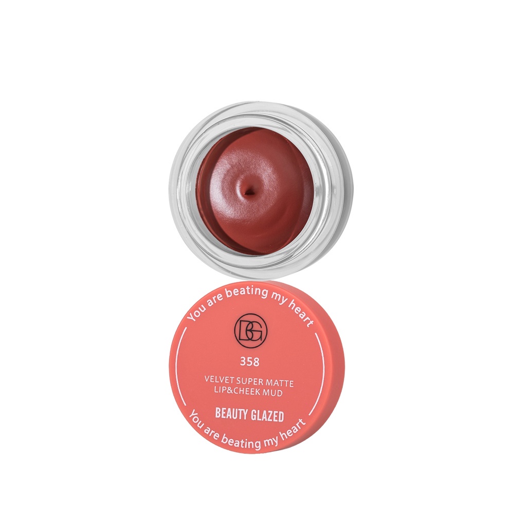 BEAUTY GLAZED Makeup Lip tint Therapy Long-lasting Waterproof Lip mud ...