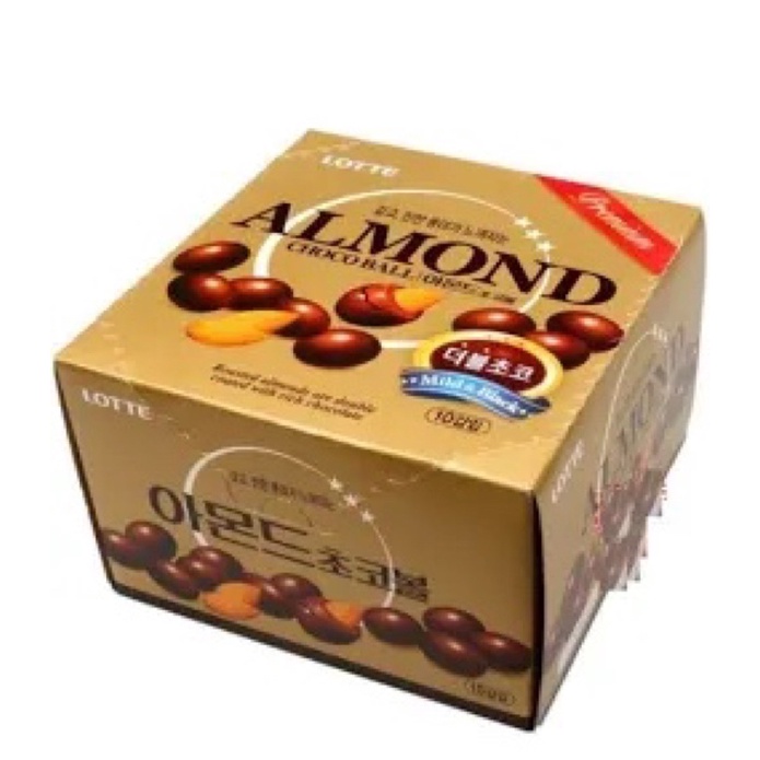 Pack of 10 Lotte Almond Choco Ball (10X46g) Gift Box. | Shopee Philippines