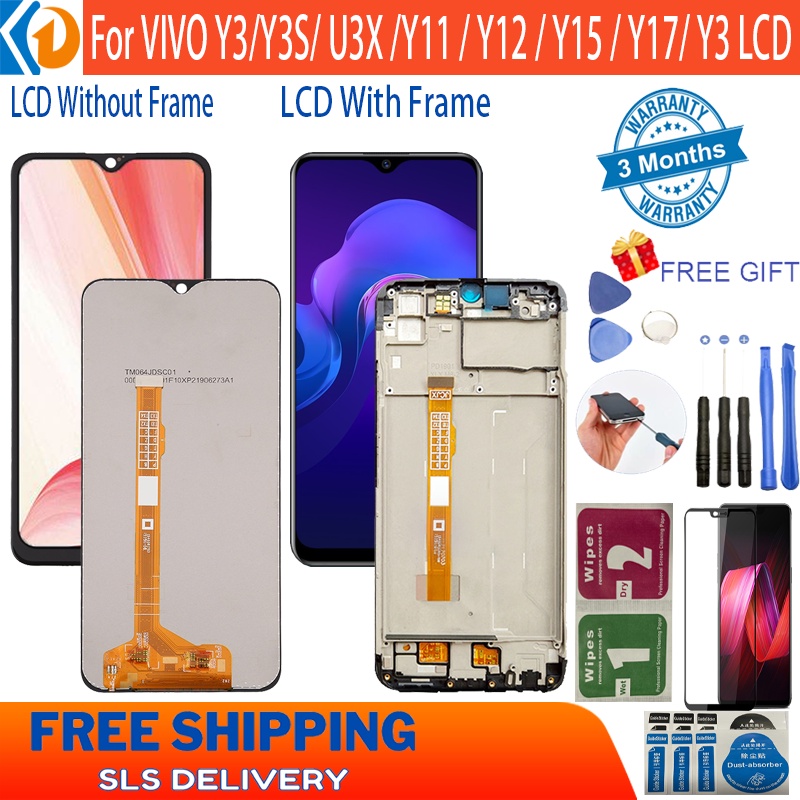 Original For VIVO Y3 / Y3S / Vivo U3X / Y11 1906 / Y12 1904 / Y15 1901 / Y17 1902 LCD Display ...