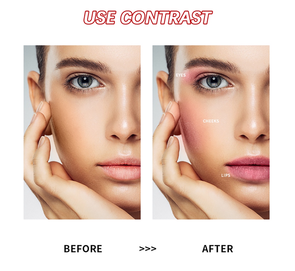 Ibcccndc 3 In 1 Cheek And Lip Mud Makeup Clay Lipstick & Blush ...