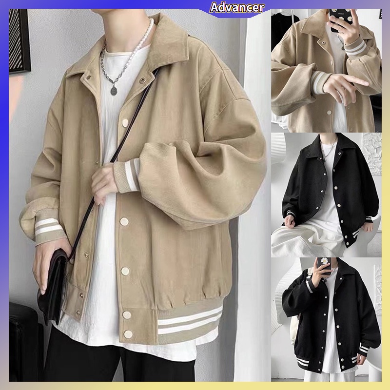 Cotton High Quality Fashion Varsity Jacket For Men Clothing Korean ...