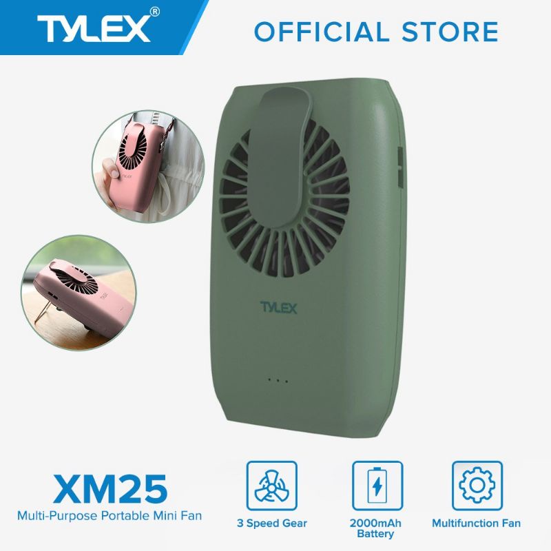 Tylex XM25 Multi-Purpose Portable Mini Fan Handheld Neck Hanging Wrist ...