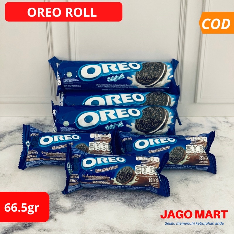 Oreo SANDWICH ROLL 66.5g & 133g | Shopee Philippines