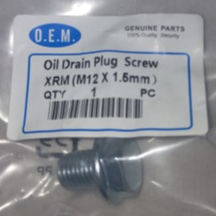 Motorcycle Oil Drain Plug Screw - XRM / Mio / CT100 / SNIPER150 ...