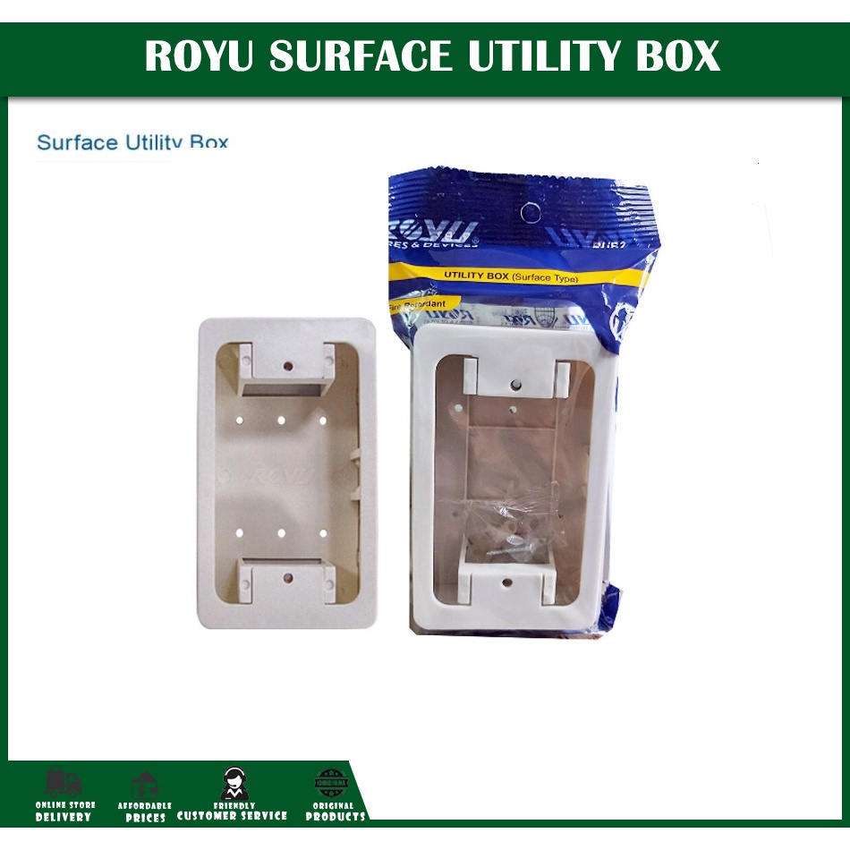 ROYU Utility Box (Surface Type) | Shopee Philippines