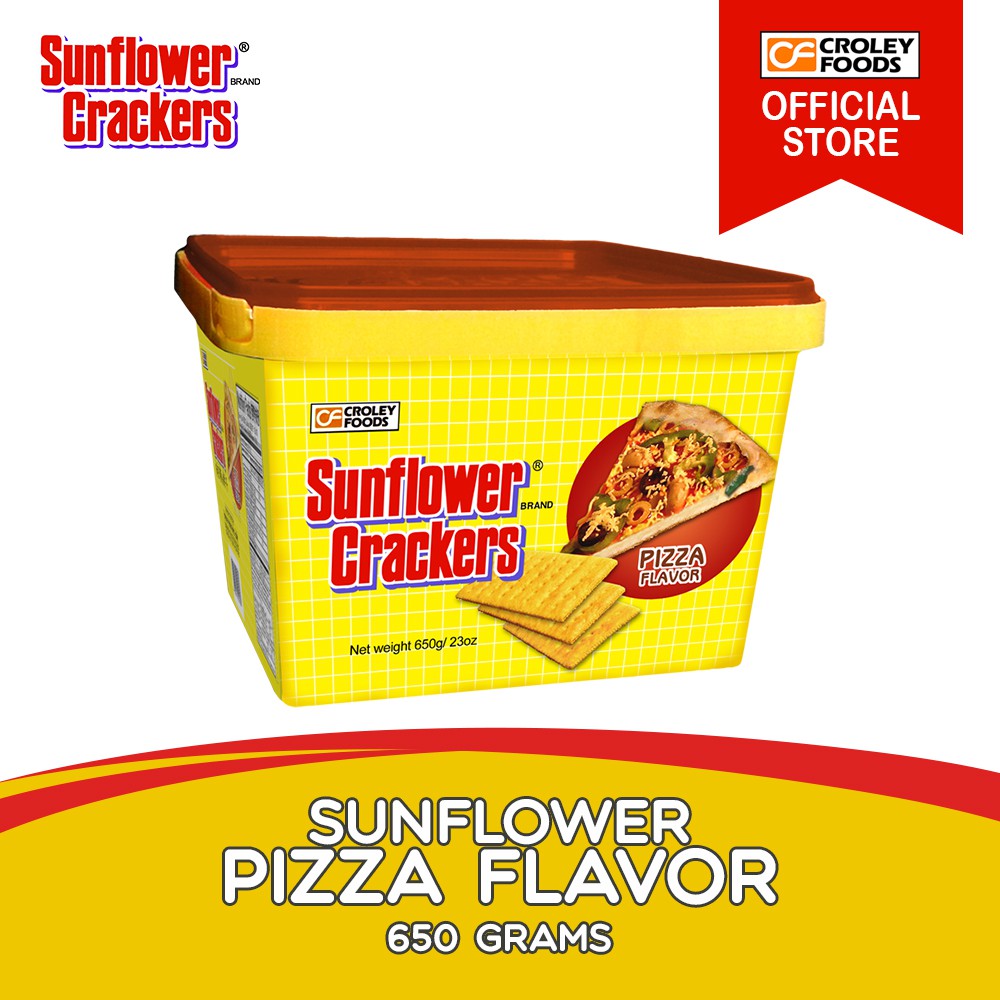 Sunflower Crackers Pizza Tub (650g) | Shopee Philippines