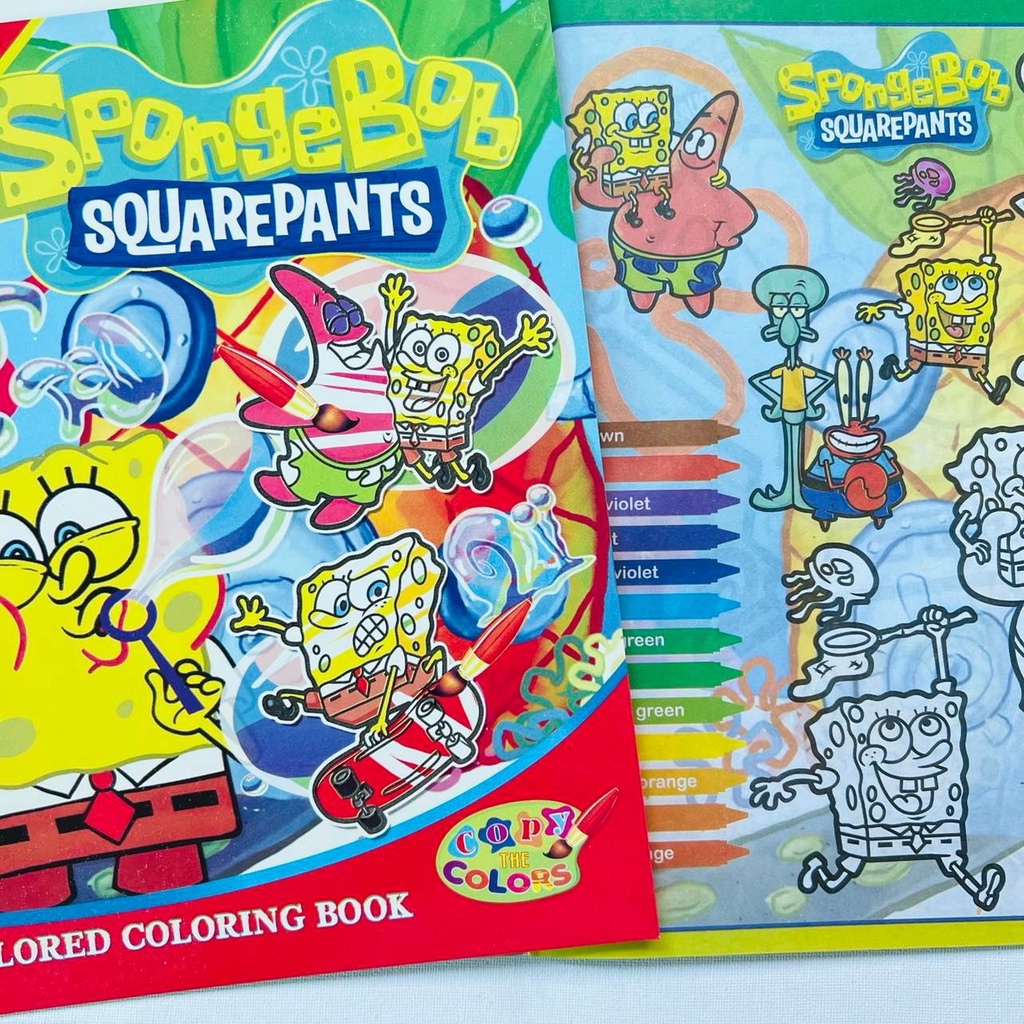 COPY THE COLORS ACTIVITY BOOK FOR YOUNG CHILDREN CHARACTERS (16 pages ...