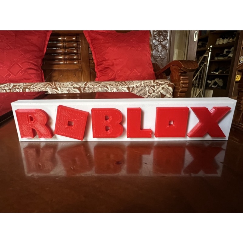 ROBLOX LOGO (3D Printed) action anime figure model fan art collectible ...