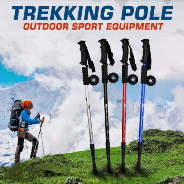 Trekking Pole Straight Climbing Stick Tracking Pole Trekpole Mountain ...