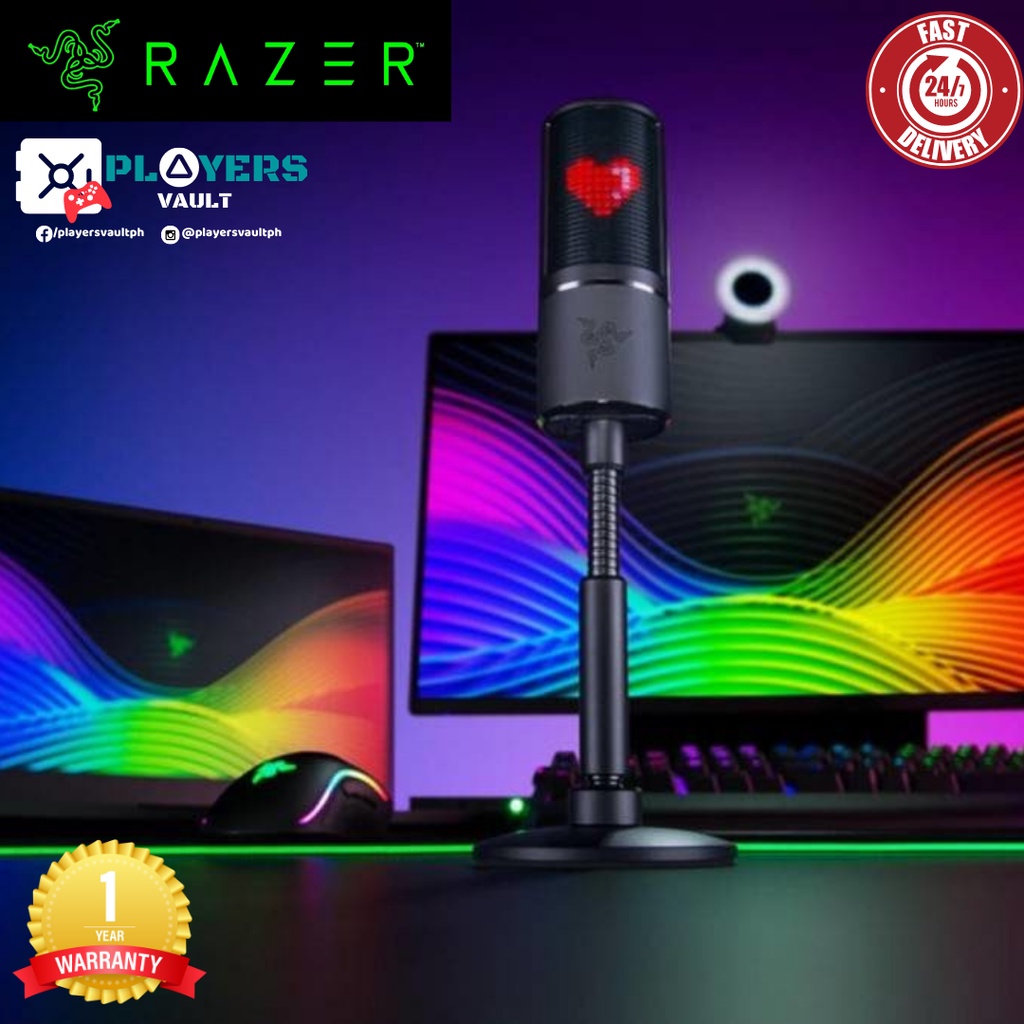 Razer Seiren Emoticon Built in Condenser Streaming Microphone (USB ...