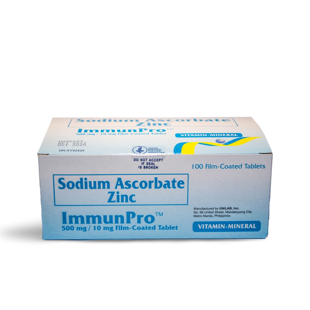 IMMUNPRO 500mg/10mg 1 box (100 tablets) | Shopee Philippines
