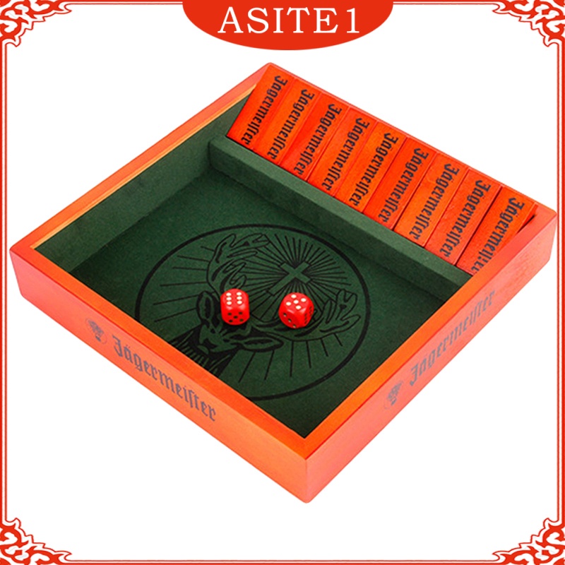 Traditional Wood Deluxe 1-9 Numbers Shut the Box Dice Bar KTV Party ...