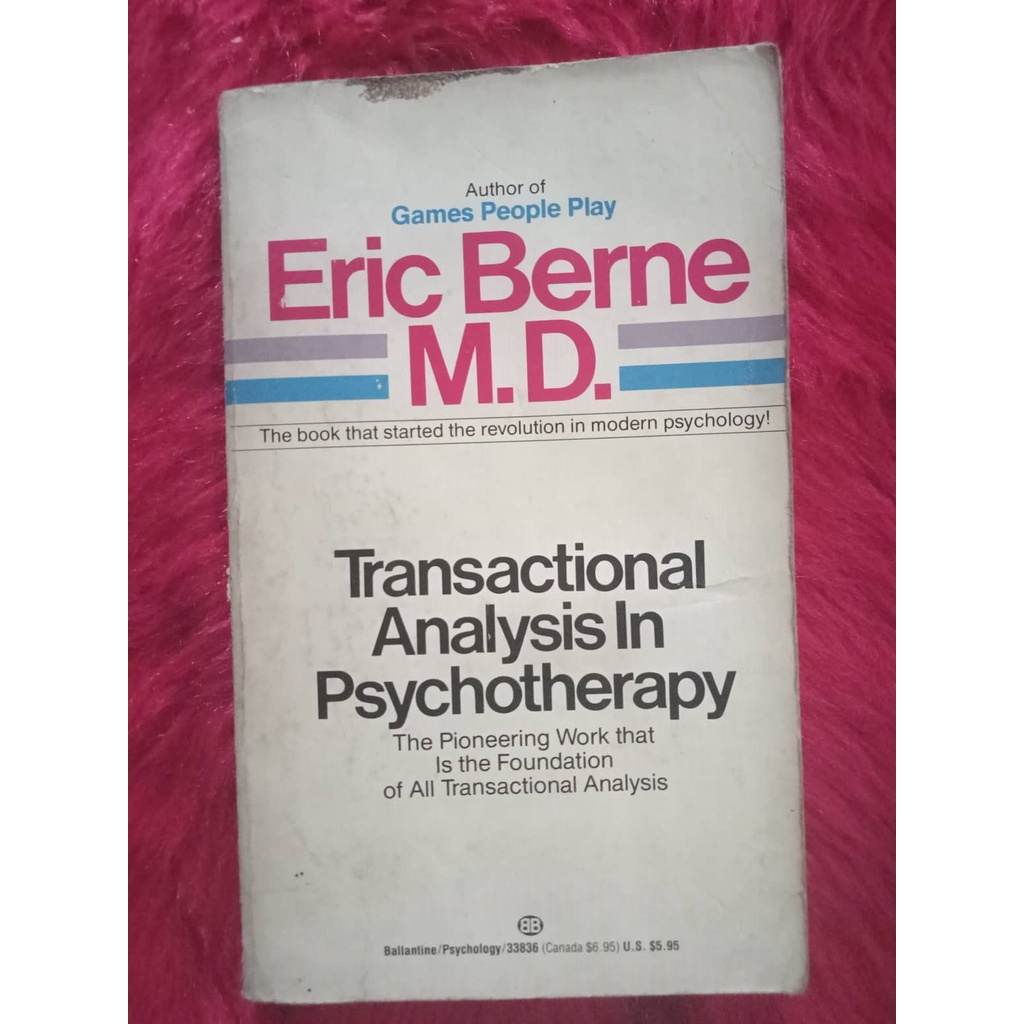 Transactional Analysis In Psychotheraphy by Eric Berne M.D. | Shopee ...