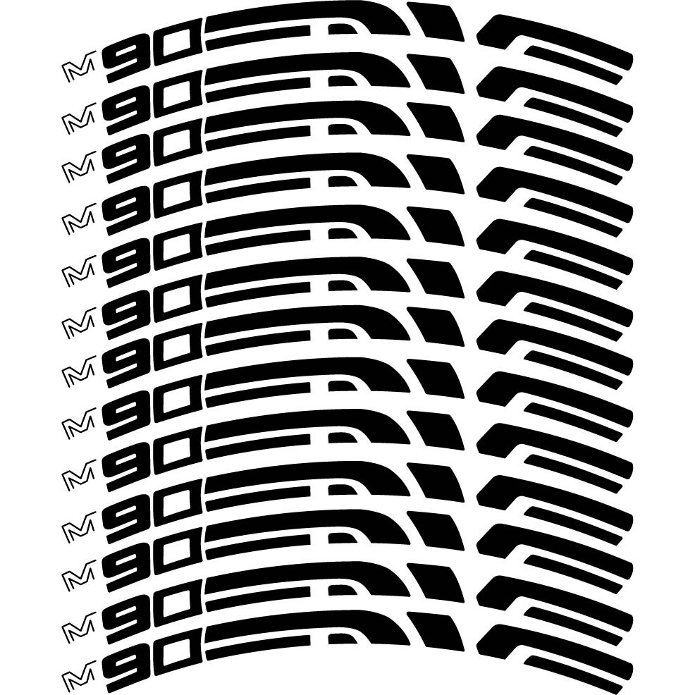 ENVE 90 Rim Decals For Mountain Bike Cutout Decals | Shopee Philippines