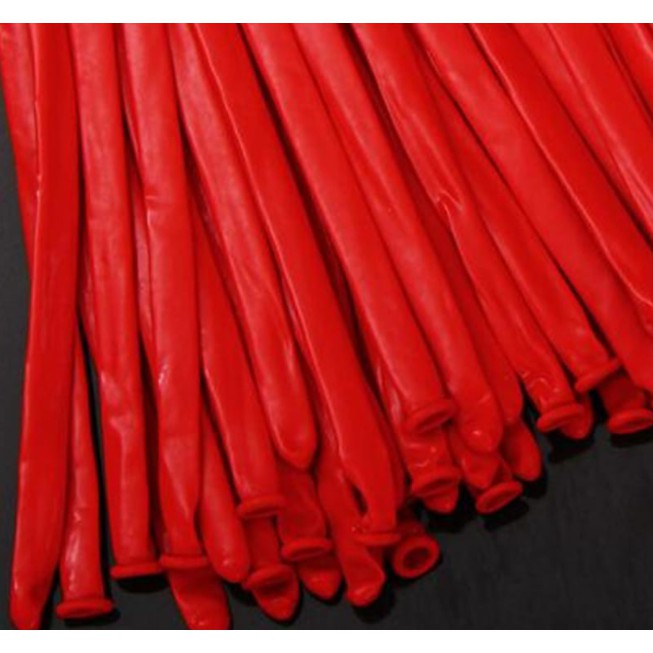 RED - ORDINARY Long Balloons (10 pcs per pack) | Shopee Philippines