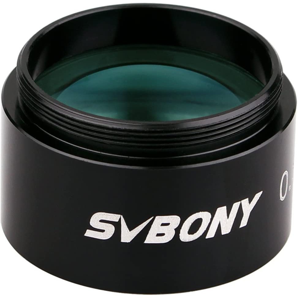 SVBONY Reducer for Telescope 0.5X Focal Reducer 1.25 inches Fully Multi ...
