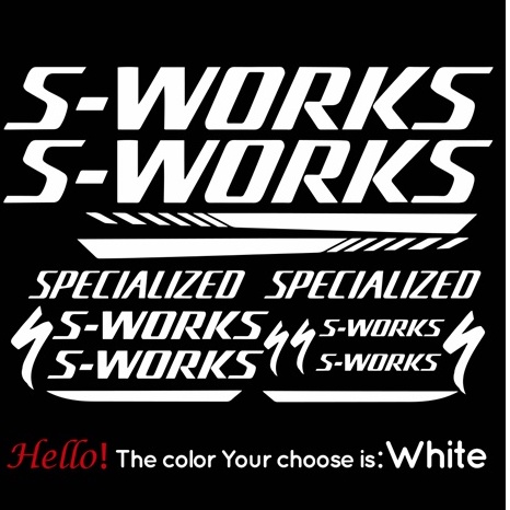 SPECIALIZED S-WORKS Road Cycling Stickers For Frame Décor MTB Bike ...