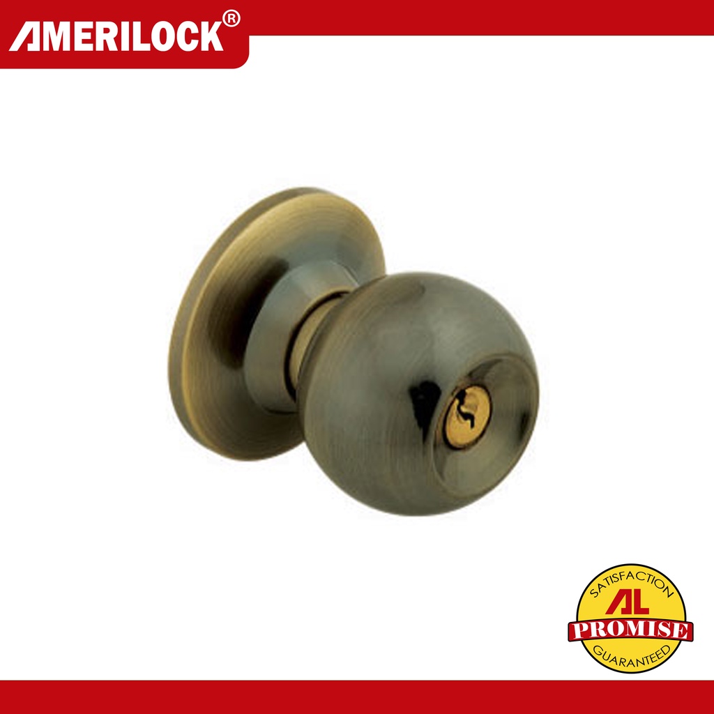 AMERILOCK Door Knob for Bedroom Keyed Entry Lockset (AL 587) Carolina ...