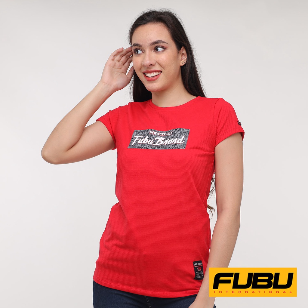 Fubu Girls Special Roundneck QGT03-0117 (Red) | Shopee Philippines