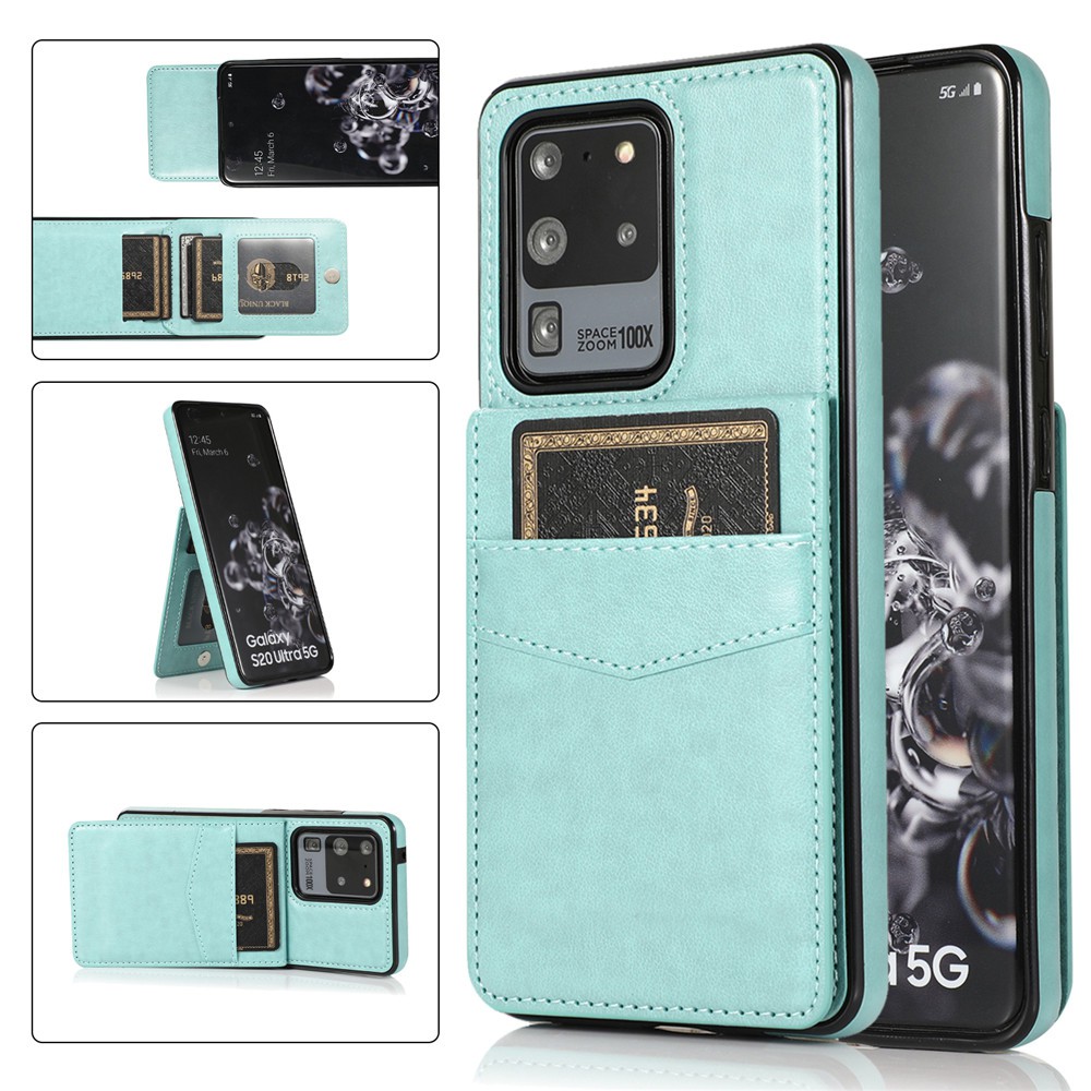 For Samsung S22 Flip Wallet Stand Phone Case Galaxy S21 S20 S10 Plus ...