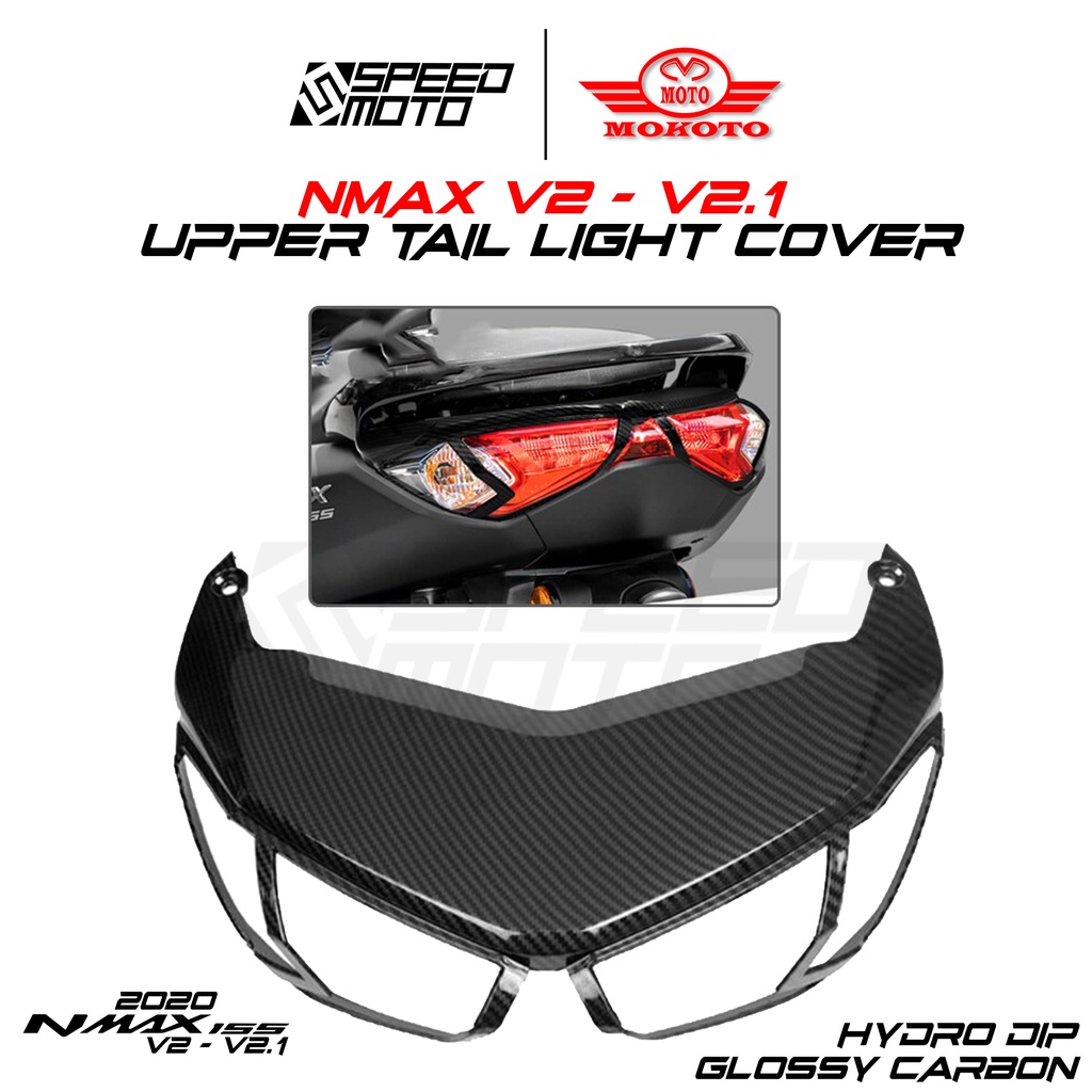 NMAX 2020/NMAX 2021 UPPER TAIL LIGHT COVER NMAX V2/V2.1 REAR TAIL LIGHT ...